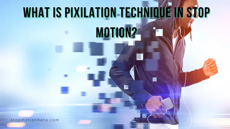 What is pixilation in stop motion?